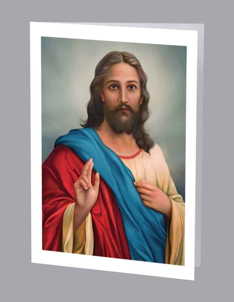 Jesus Acknowledgment - Collins Funeral Supply